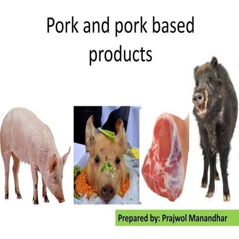 Pork and pork based products | PPT