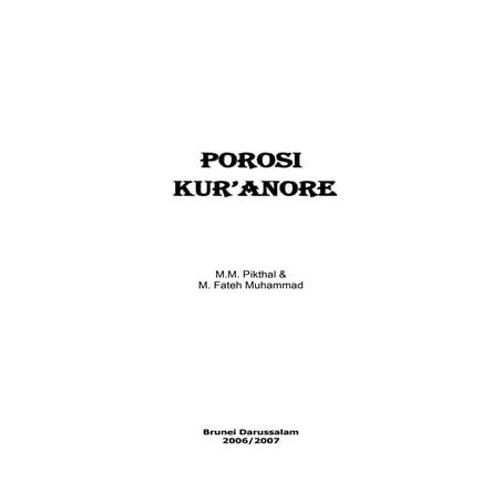 Porosi kur anore | DOC