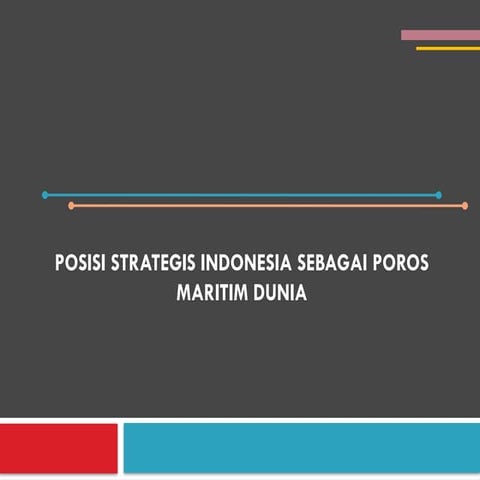 POROS MARITIM - Posisi Strategis Indonesia Sebagai Poros Maritim Dunia ...