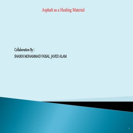Porous road construction _ Asphalt as a healing material | PDF