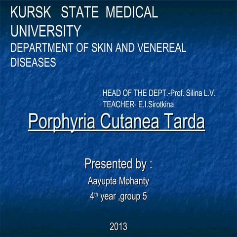 Porphyria | PPT