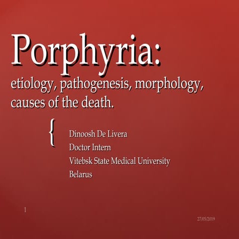 Porphyria | PPT