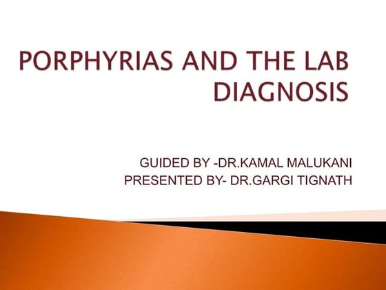 Porphyria | PPT