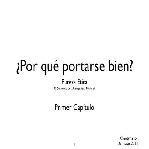 Por que portarse bien | PDF