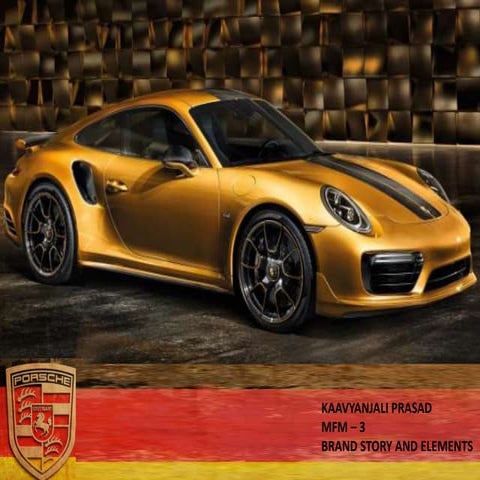 Porsche - Brand story | Brand elements | PPTX