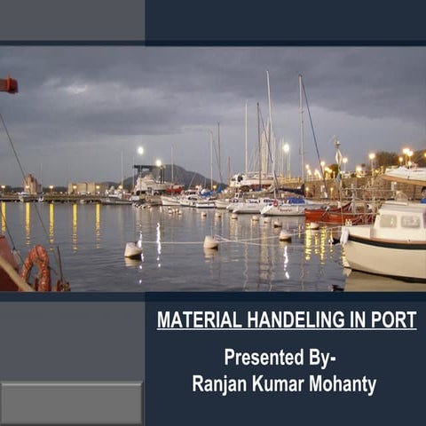 Material Handling in Port | PPT