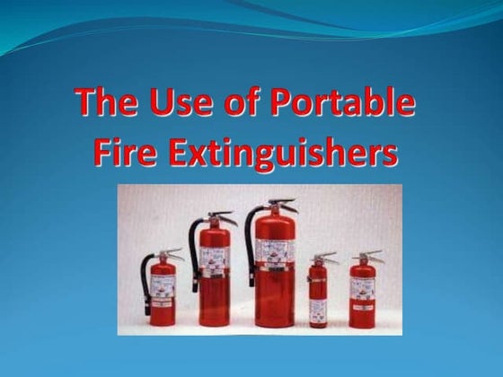 Fire Extinguisher Safety Training | PPT