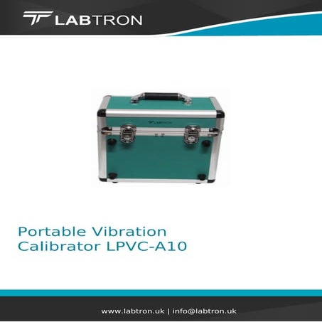 Portable-Vibration-Calibrator | PDF