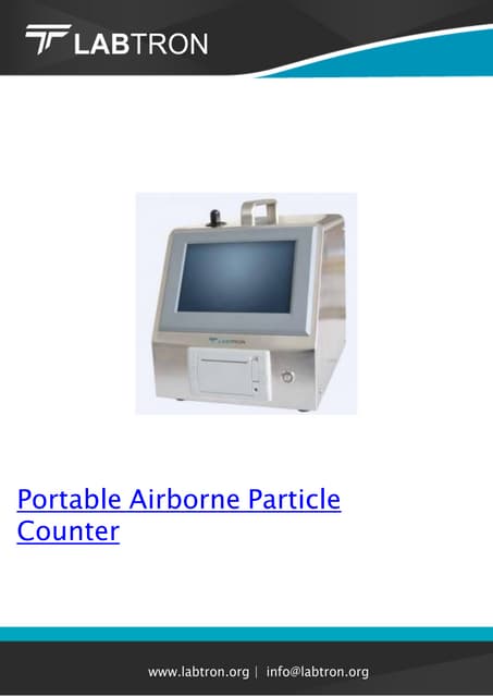 labtron Portable Airborne Particle Counter | PDF