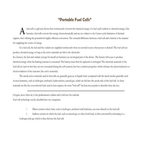 Portable Fuel Cells Pdf