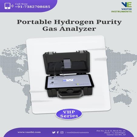 Portable hydrogen purity analyzer | PDF