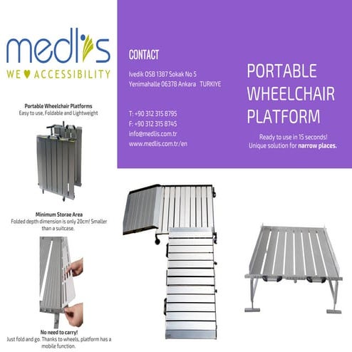 Wheelchair Ramp Catalogue I Portable Wheelchair Platform | PPT