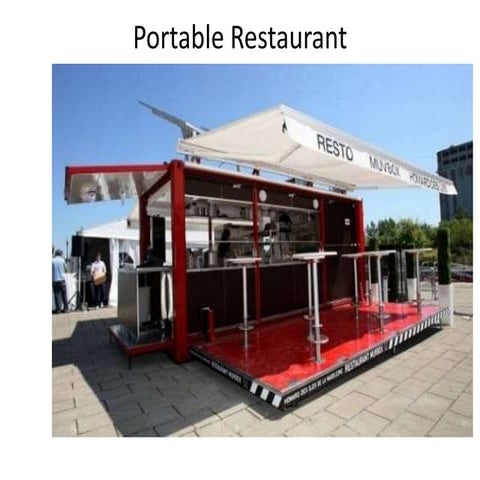 Portable restaurant | PPTX