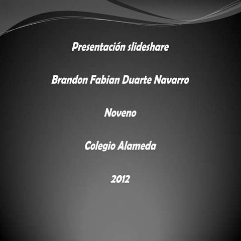 Portada de presentación | PPTX