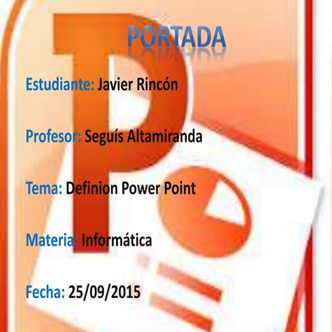 Definicion Power Point | PPTX