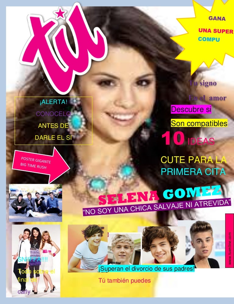 Portada de revista "Tu"