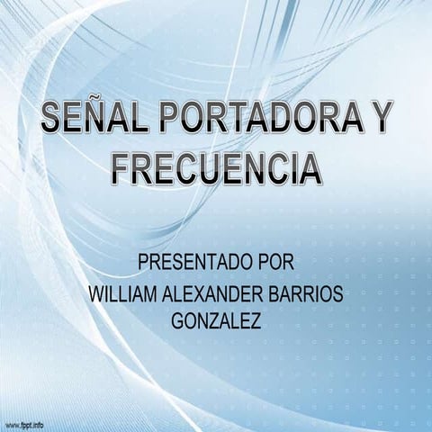 Portadora | PPTX