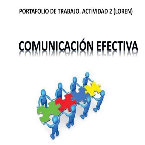 Comunicación 1 - Comunicación Efectiva En El Entorno Laboral | PPTX