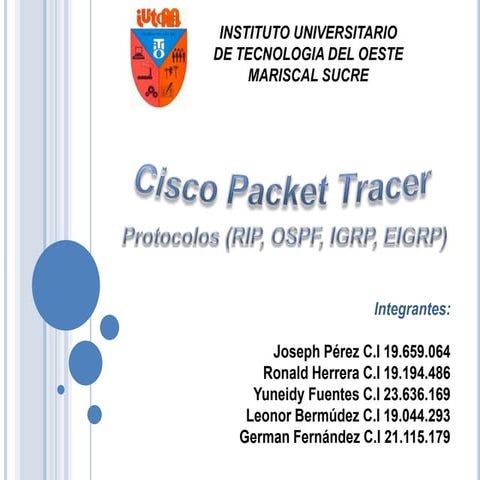 Creacion de una red ftp en cisco packet tracer | DOCX