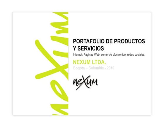 Nexum presentations