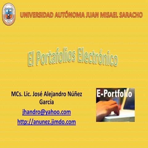 Portafolios Electrónico | PPTX | Education