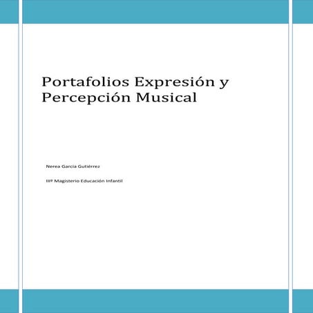 Portafolios expresión y percepción musical | DOCX