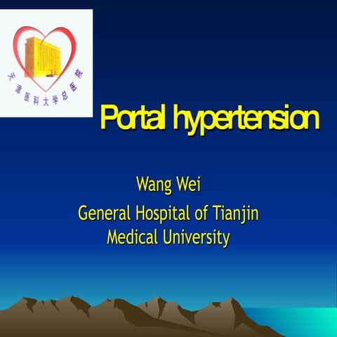 Portal Hypertension12 | PPT