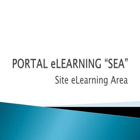 Portal e learning SEA KKPG | PPTX
