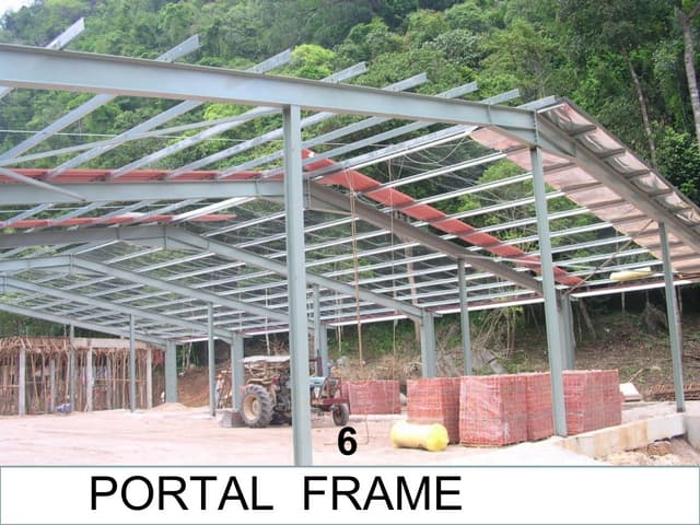 PORTAL FRAMES BUILDING CONSTRUCTION B.ARCH