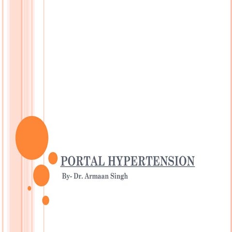 Portal hypertension | PPT