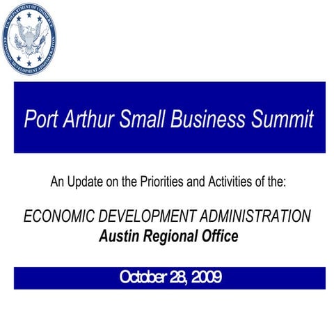 EDA Austin State of the Region Report (Jorge Ayala) | PPTX