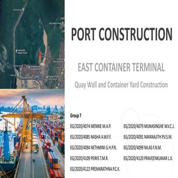 Port construction with all the theories relevant | PPTX