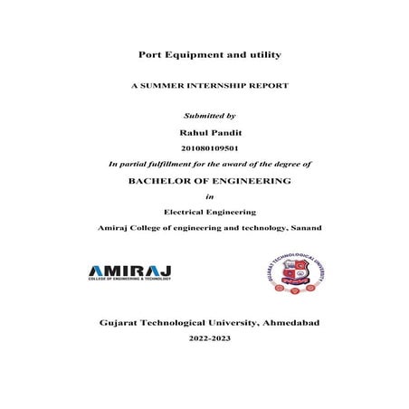 Port Equipment and utility | PDF