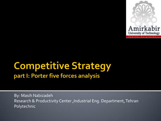 Competitive life cycle analysis | PDF