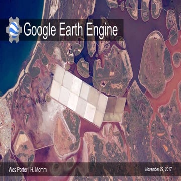 Digital Projects Showcase: Google Earth Engine | PPTX