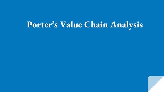 value analysis presentation analysis part | PPT