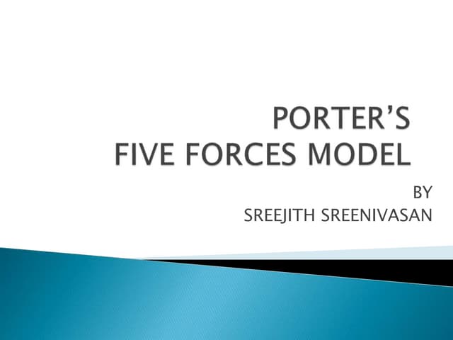 Porter's Five Forces Model | PPTX