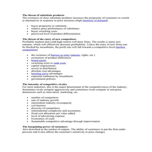 Porters comp forces | PDF