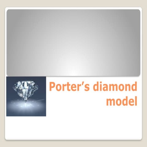 Michael Porter`s diamond_model for business | PPTX