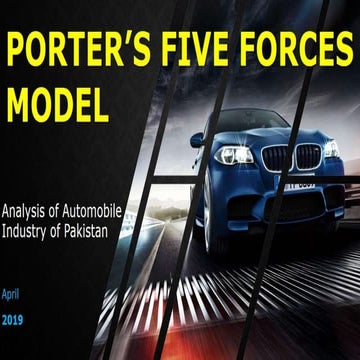 | Porter's Five Forces Model | Analysis of Automobile Industry of ...