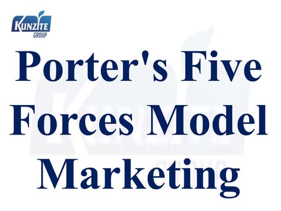 Porter's Five Forces Model | PPT