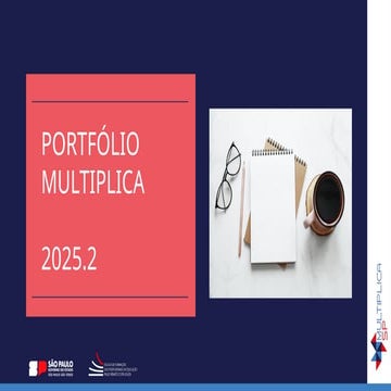 portifólio multiplica educação ensino médio | PPTX