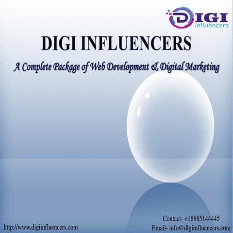 Portfolio of Digital Marketing Company| Digi Influencers | PDF