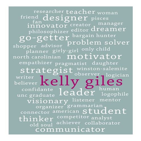 Kelly Giles portfolio | PDF