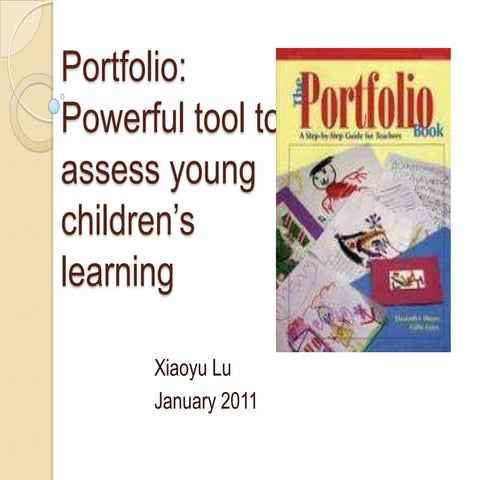 Portfolio: Powerful tool to assess young children's learning | PPTX