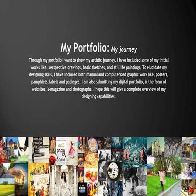 My Portfolio: my journey | PPTX