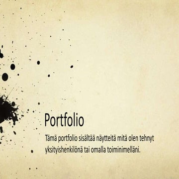Portfolio | PPTX