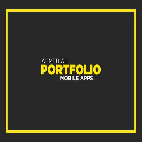 My Mobile Apps Portfolio | PDF