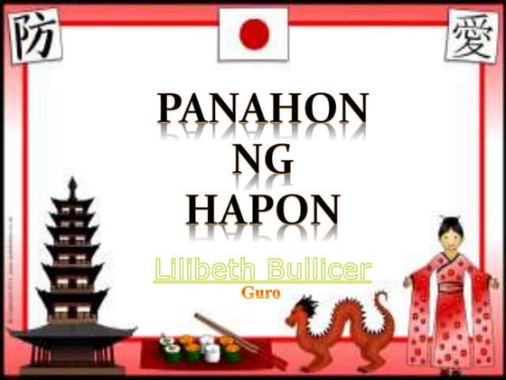 Kasaysayan ng maikling kwento sa panahon ng hapon | PPT Kasaysayan ng maikling kwento sa panahon ng hapon | PPT