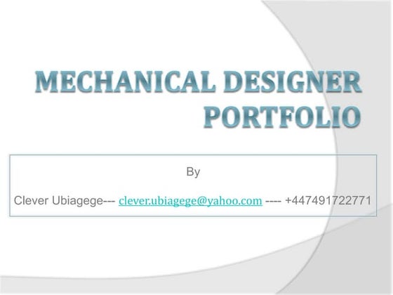 Cad portfolio | PPT